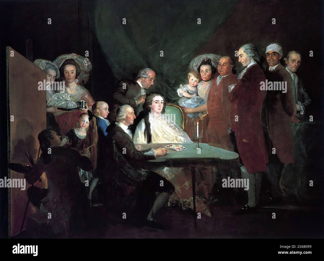 Francisco De Goya - the Family of the Infante Don Luis Stock Photo - Alamy