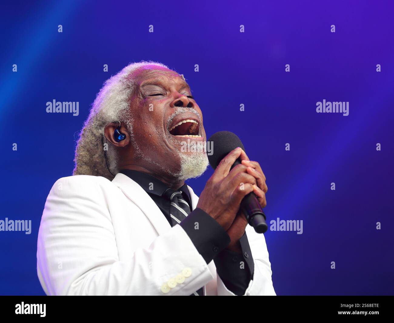 Singer Billy Ocean performed at the Rewind South 80s Music Festival ...