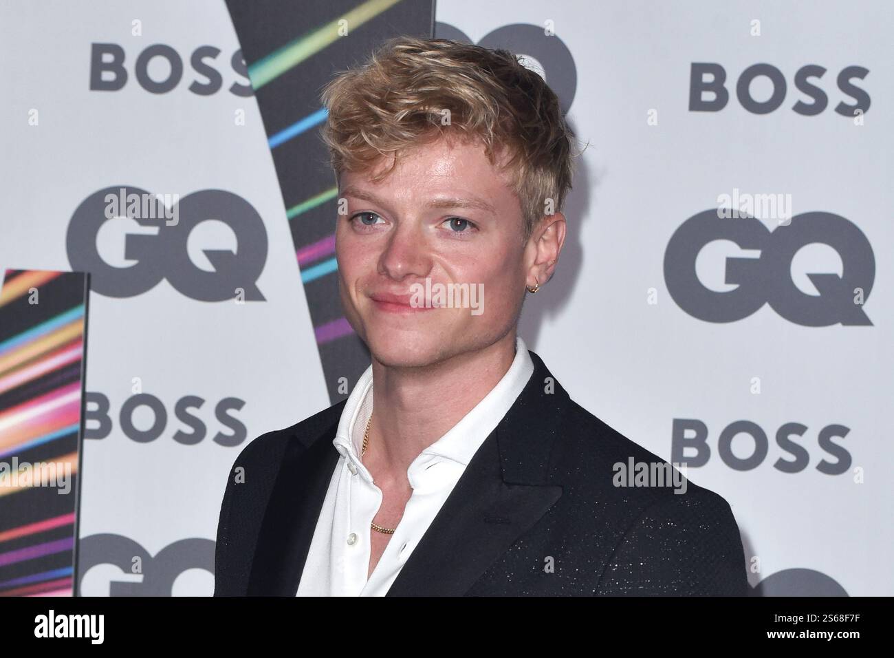 Tom Rhys Harries attends the GQ Men Of The Year Awards 2021 in ...