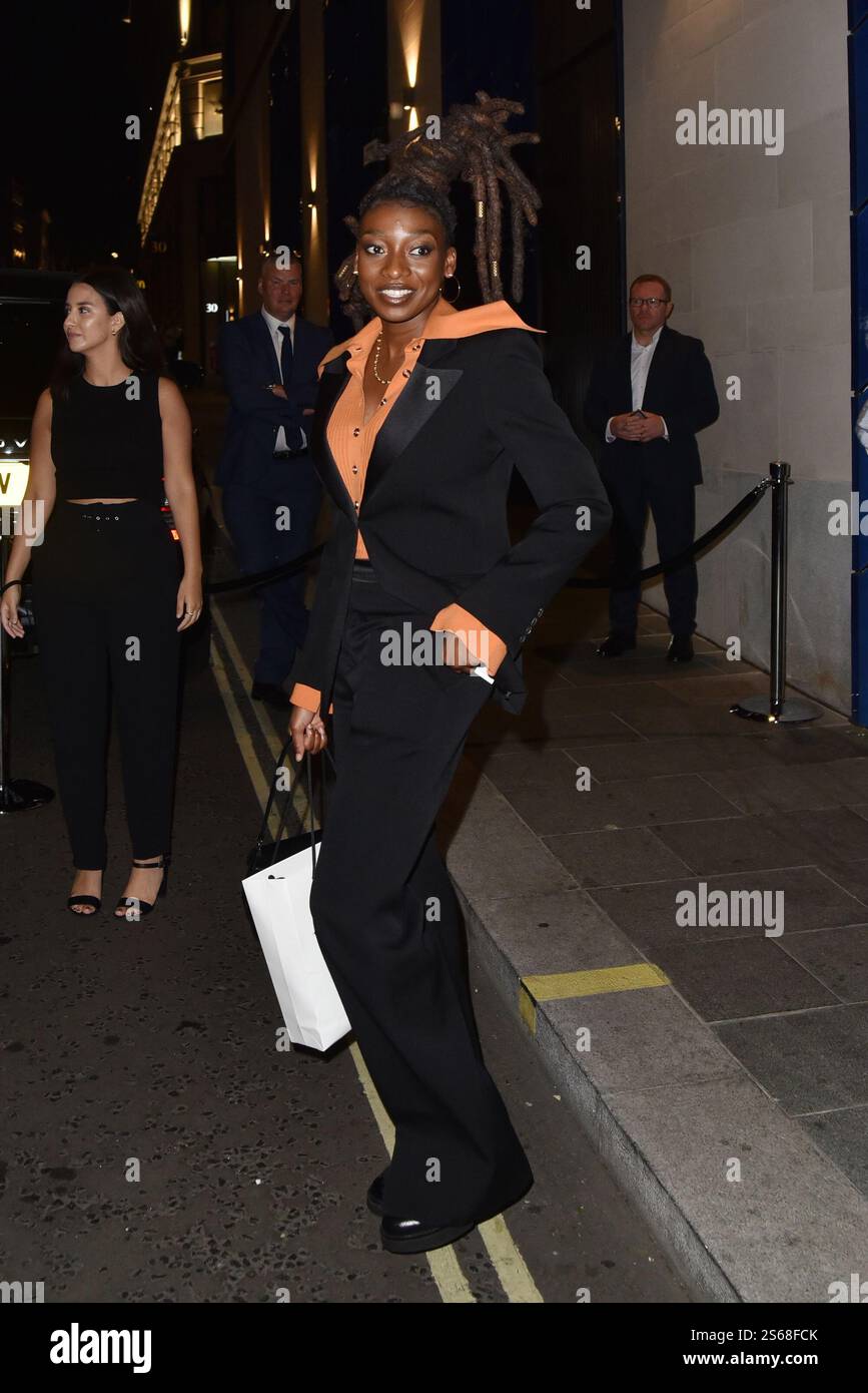 Little Simz at the British Vogue and Tiffany & Co. event to celebrate ...