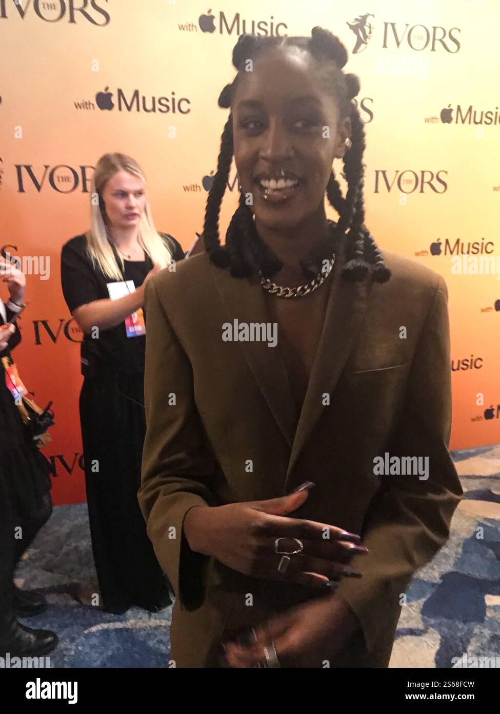 Mysie at The Ivor Novello Awards 2021 at the Grosvenor House Hotel ...