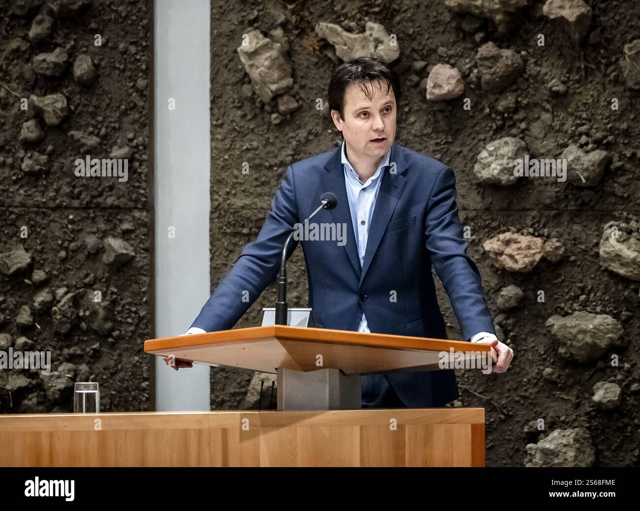 DEN HAAG - Joost Sneller (D66) during a debate in the Lower House on ...