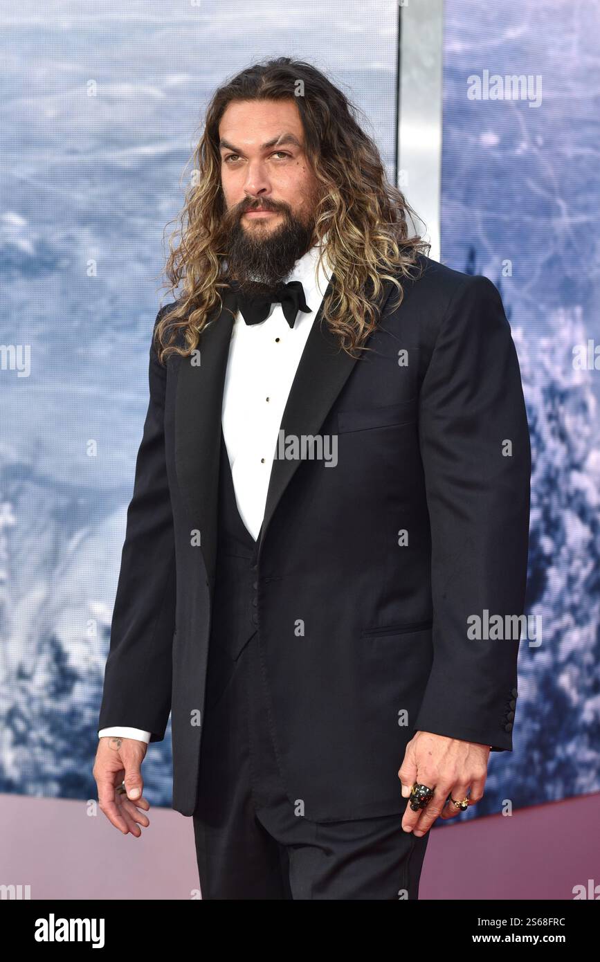 Jason Momoa attends the 'No Time To Die' World Premiere at the Royal ...