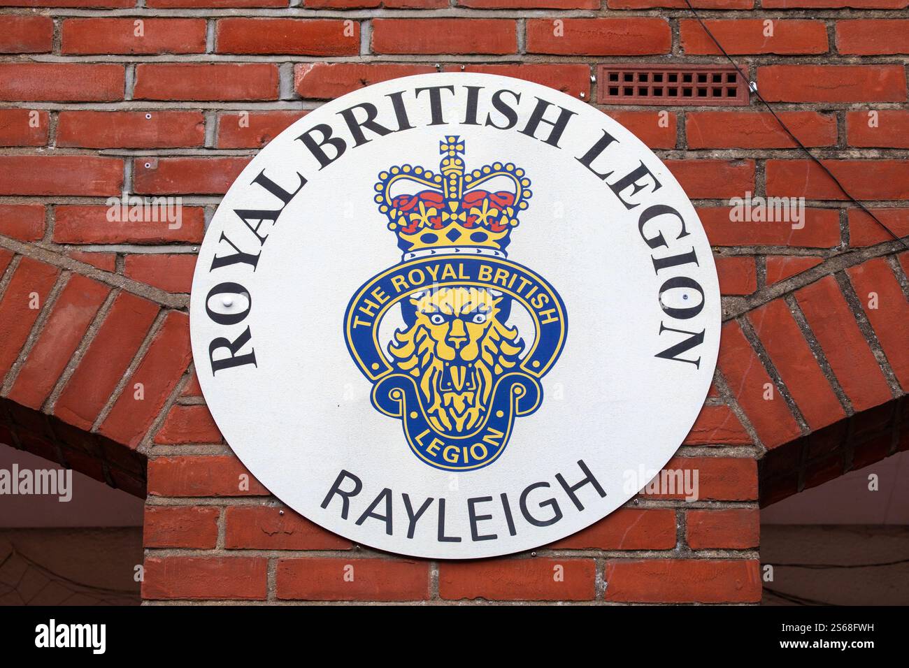 Essex, UK - July 27th 2024: The logo on the exterior of the Royal ...