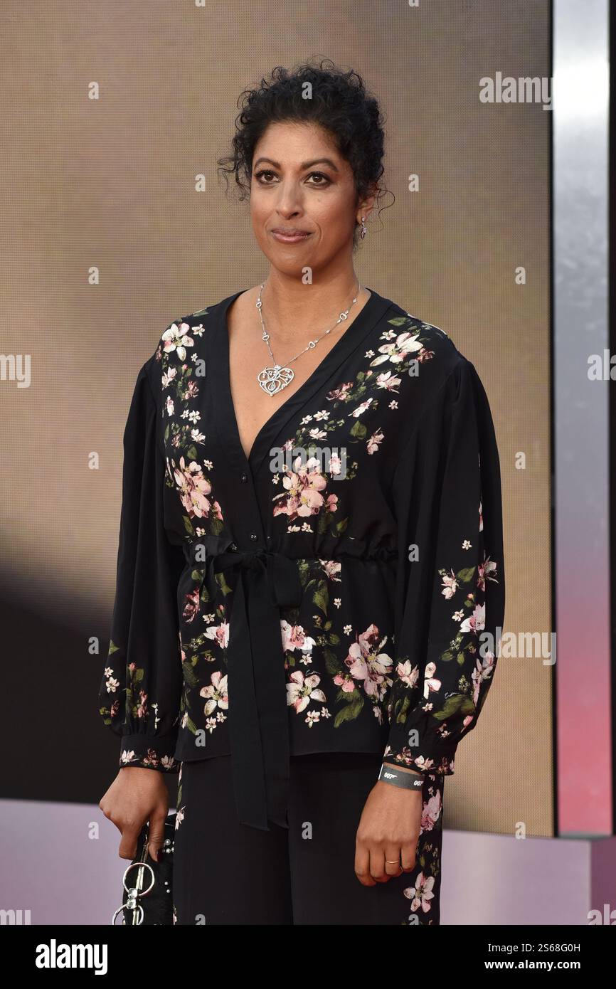 Priyanga Burford attends the 'No Time To Die' World Premiere at the ...