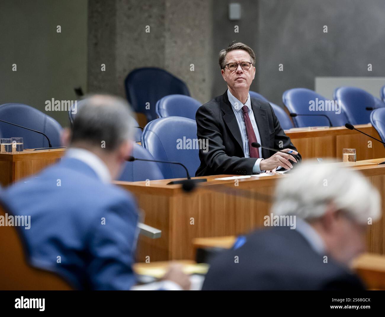 THE HAGUE - Lower House Speaker Martin Bosma sits in box K during a ...