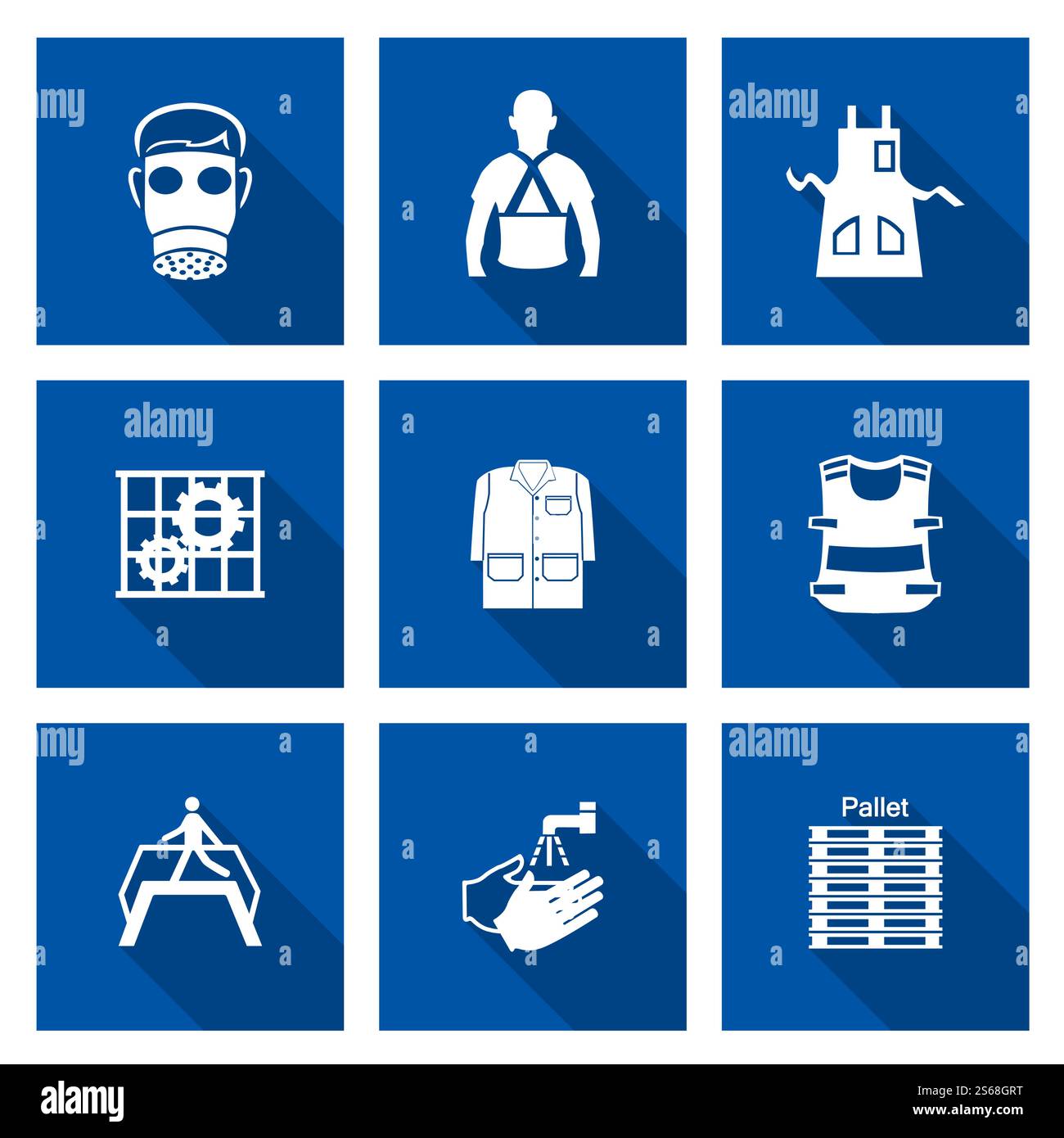 Required Personal Protective Equipment (PPE) Symbol,Safety Icon Stock ...