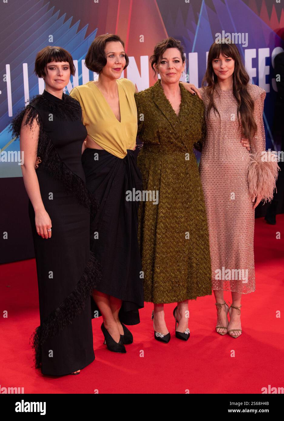 Jessie Buckley, Maggie Gyllenhaal, Olivia Colman and Dakota Johnson ...