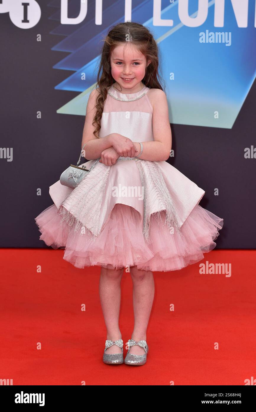 Ellie Blake attends 'The Lost Daughter' UK Premiere during the BFI London Film Festival, at the ...