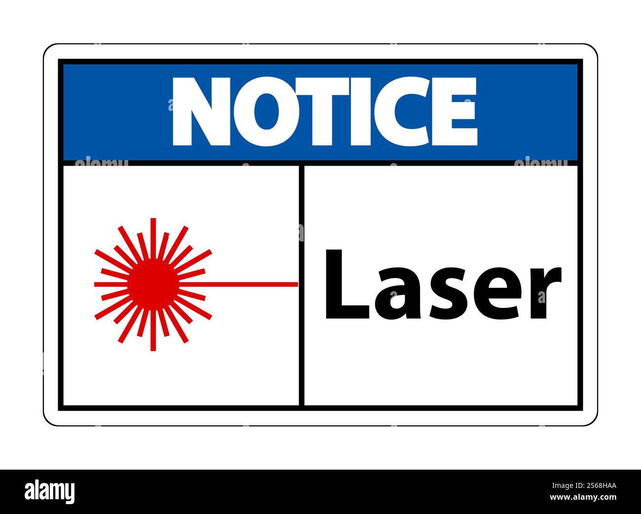Notice Laser Symbol Sign Symbol Sign Isolate on transparent Background ...