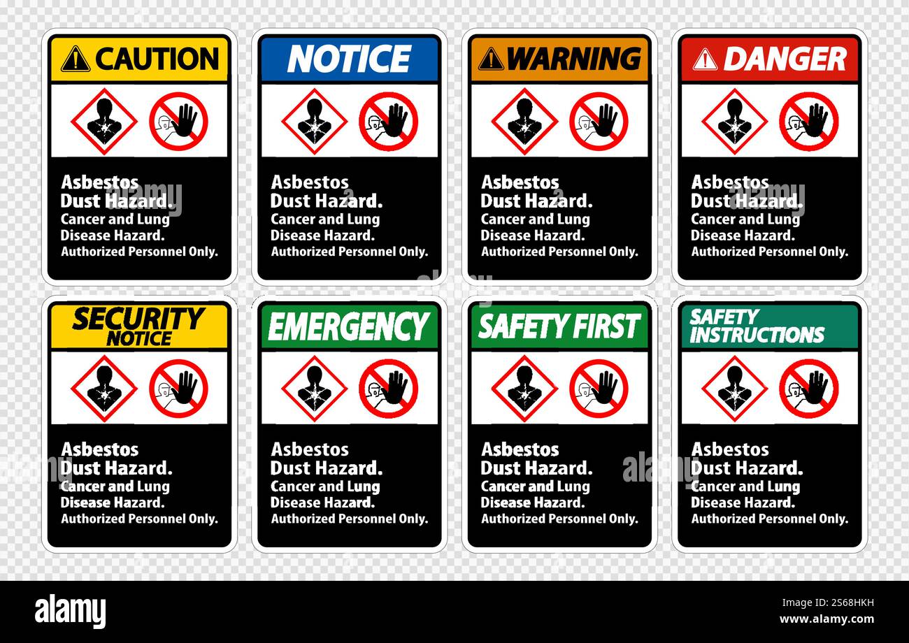 Label Disease Hazard, Authorized Personnel Only Isolate on transparent ...