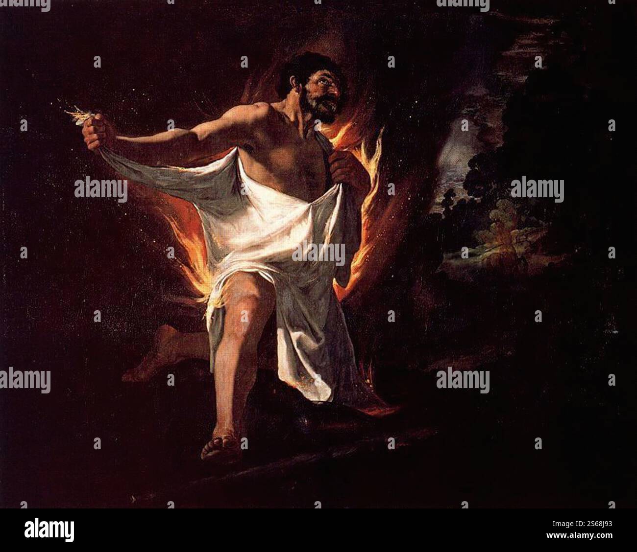 Francisco De Zurbaran - Death Hercules 1634 Stock Photo - Alamy