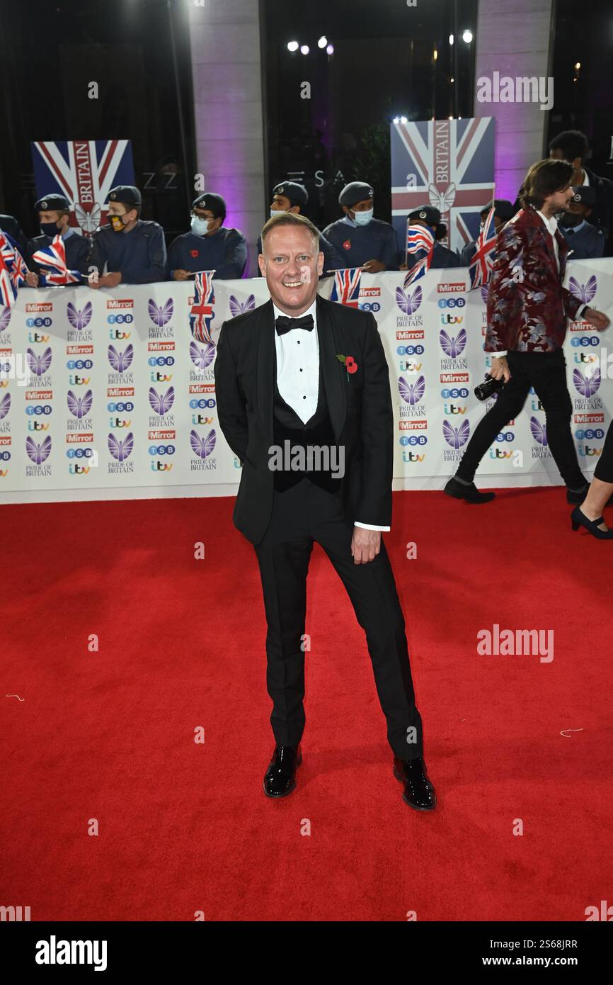 Antony Cotton at the Pride Of Britain Awards Red Carpet 2021 at the The ...