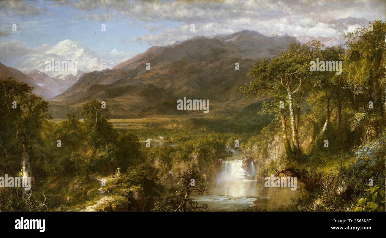 The Heart of the Andes (1859) Frederic Edwin Church Stock Photo - Alamy