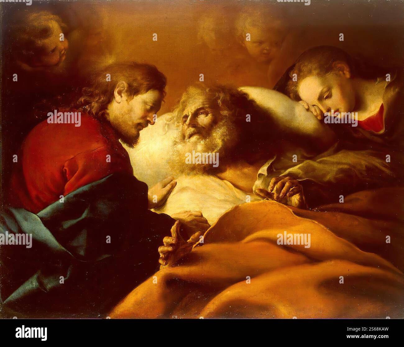 Alonso Cano - Death of Saint Joseph Stock Photo - Alamy
