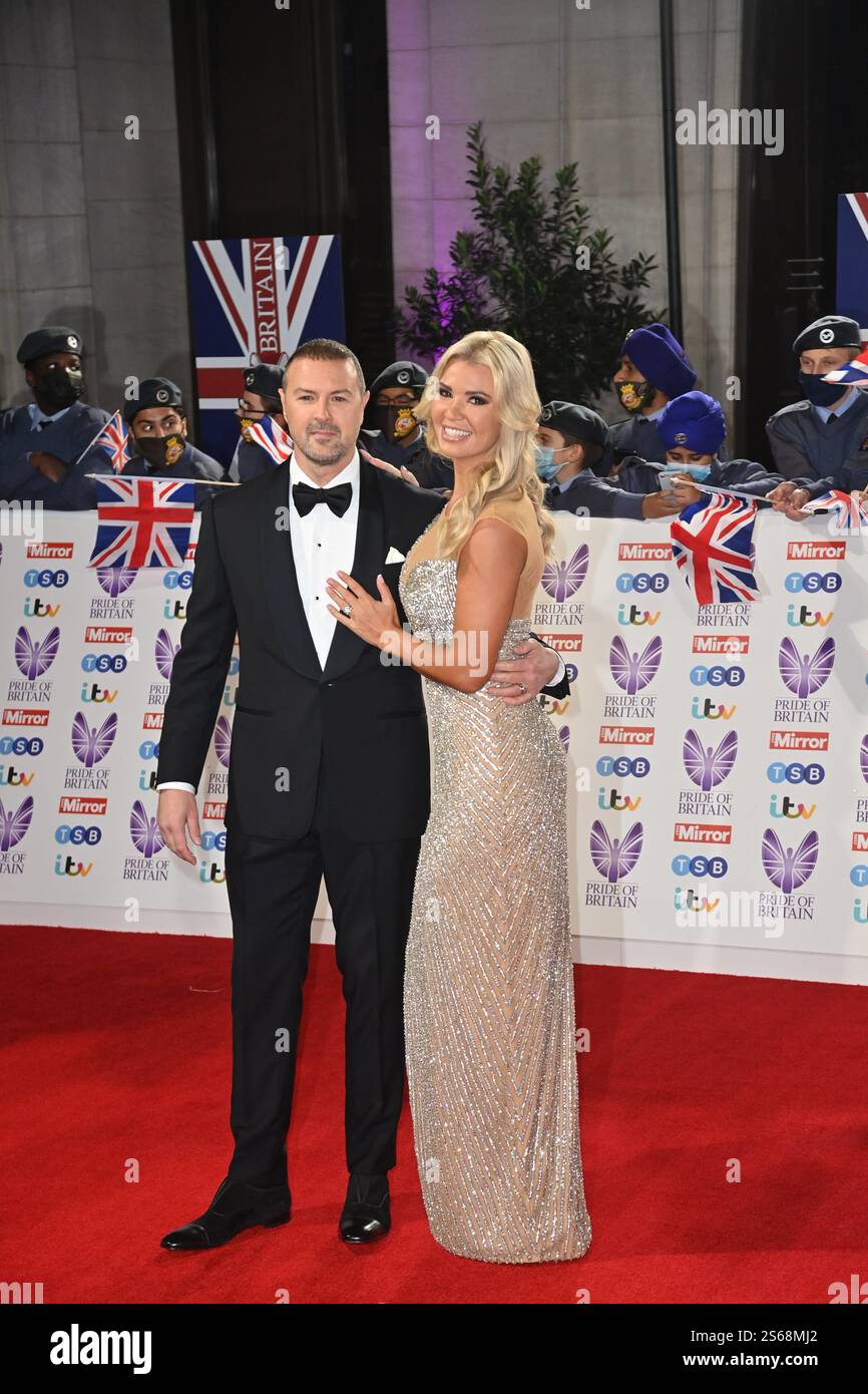 Paddy and Christine McGuinness at the Pride Of Britain Awards Red ...