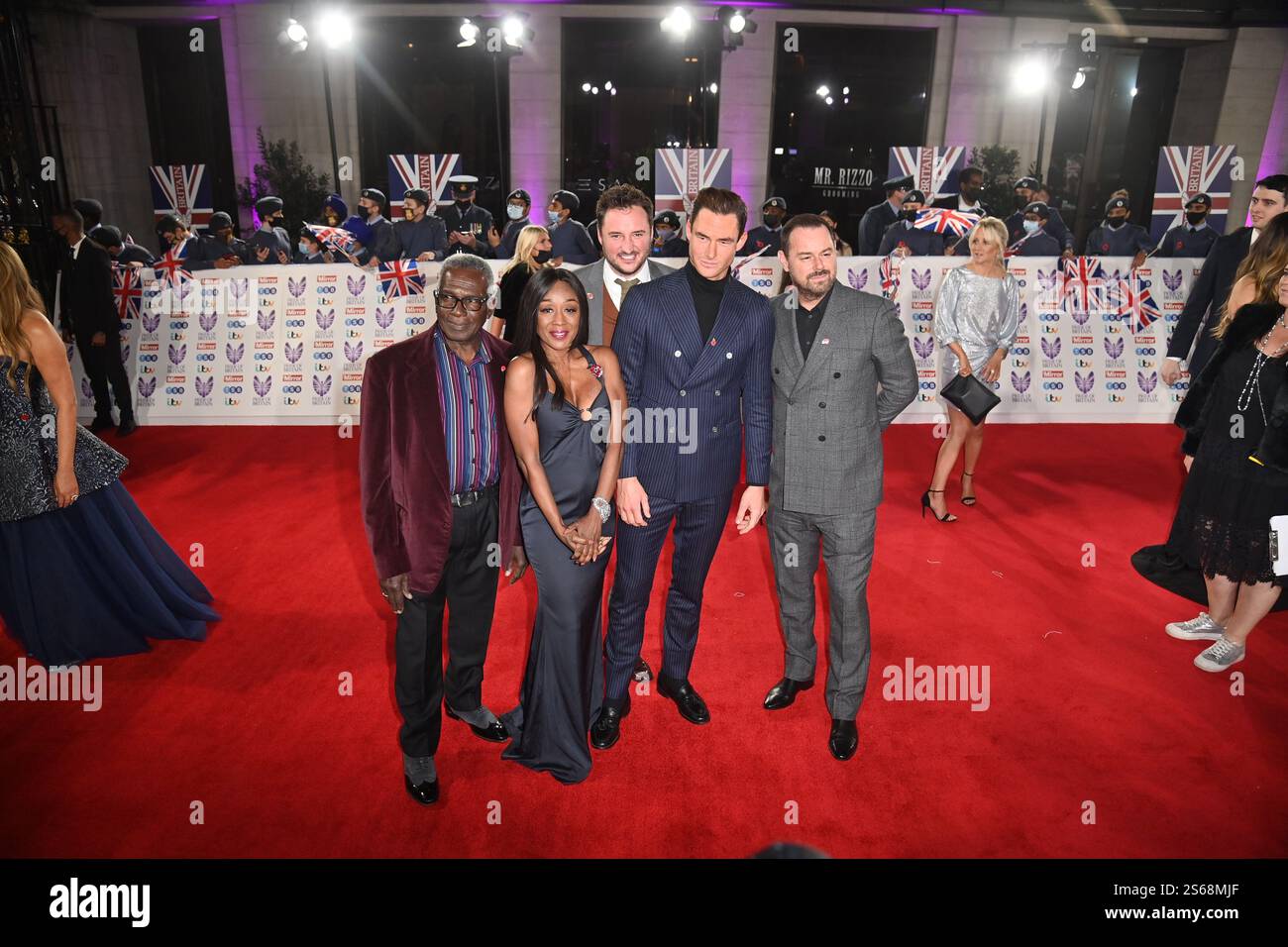 Guests at the Pride Of Britain Awards Red Carpet 2021 at the The ...