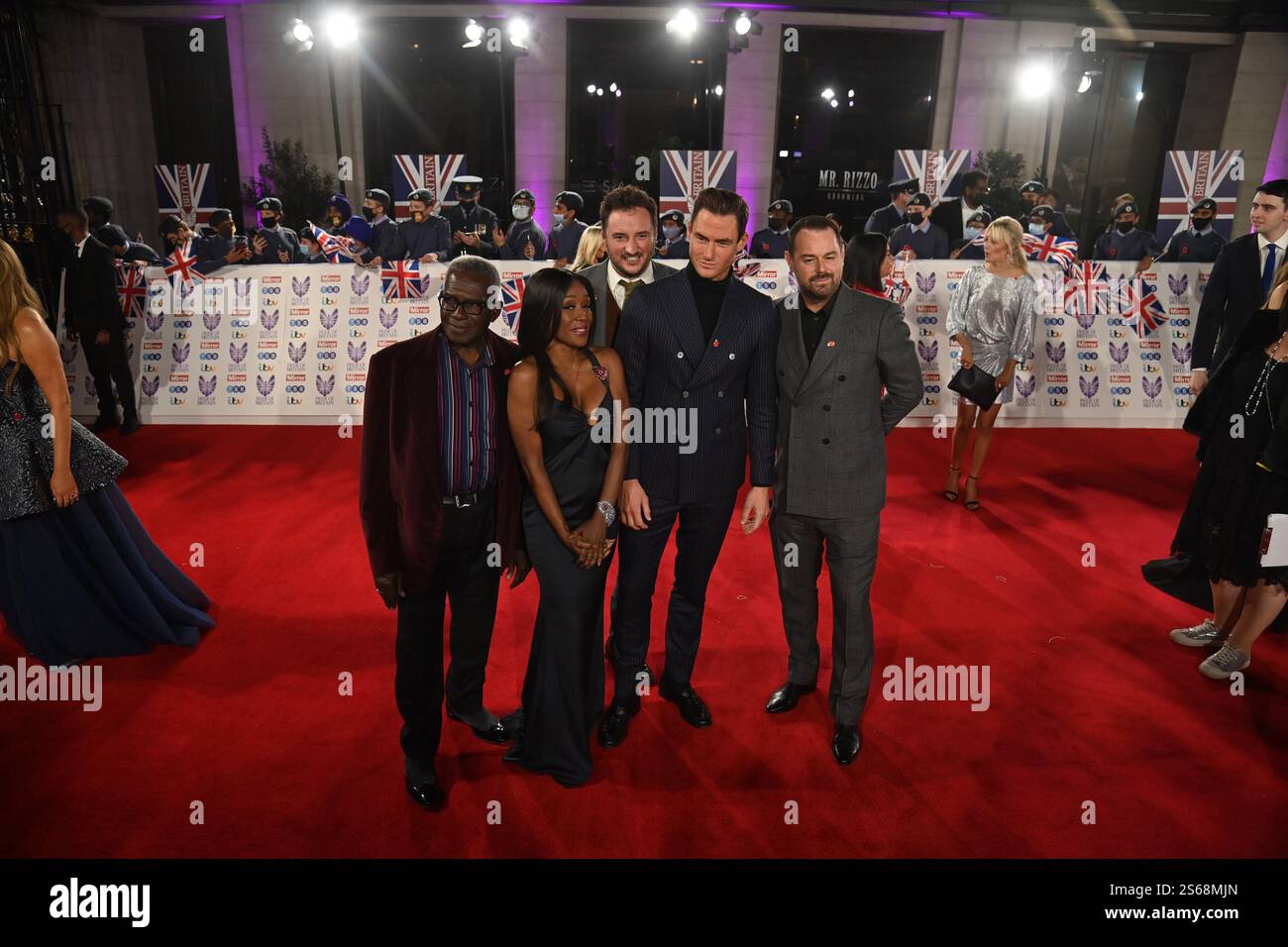 Guests at the Pride Of Britain Awards Red Carpet 2021 at the The ...