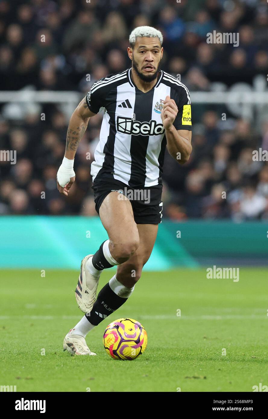 Newcastle Upon Tyne, UK. 15th Jan, 2025. Joelinton of Newcastle United ...
