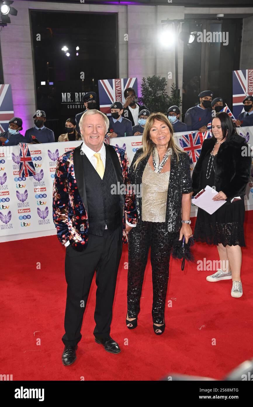 Chris Tarrant and Jane Bird at the Pride Of Britain Awards Red Carpet ...