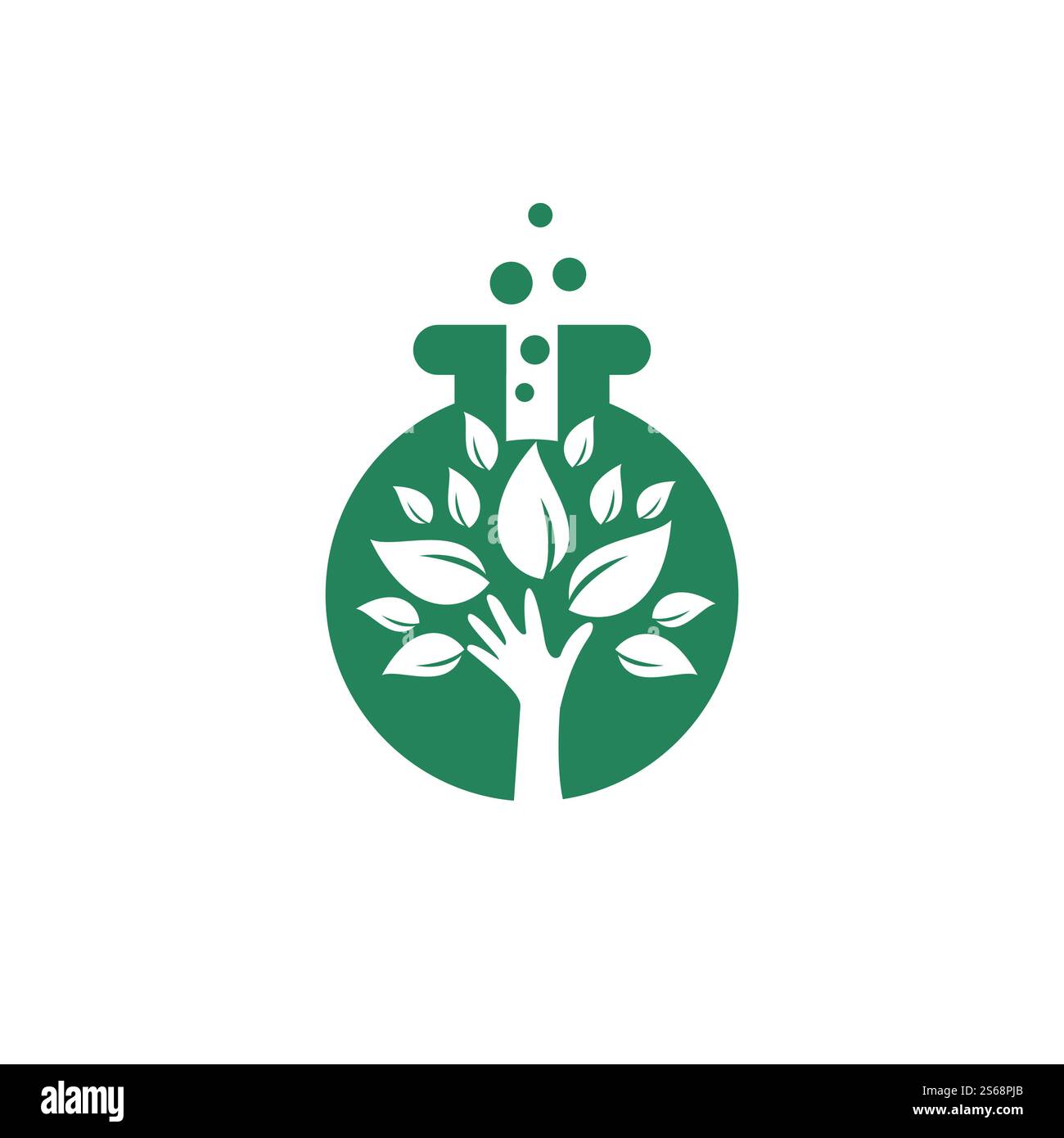 Lab care vector logo design. Natural lab logo design concept Stock ...