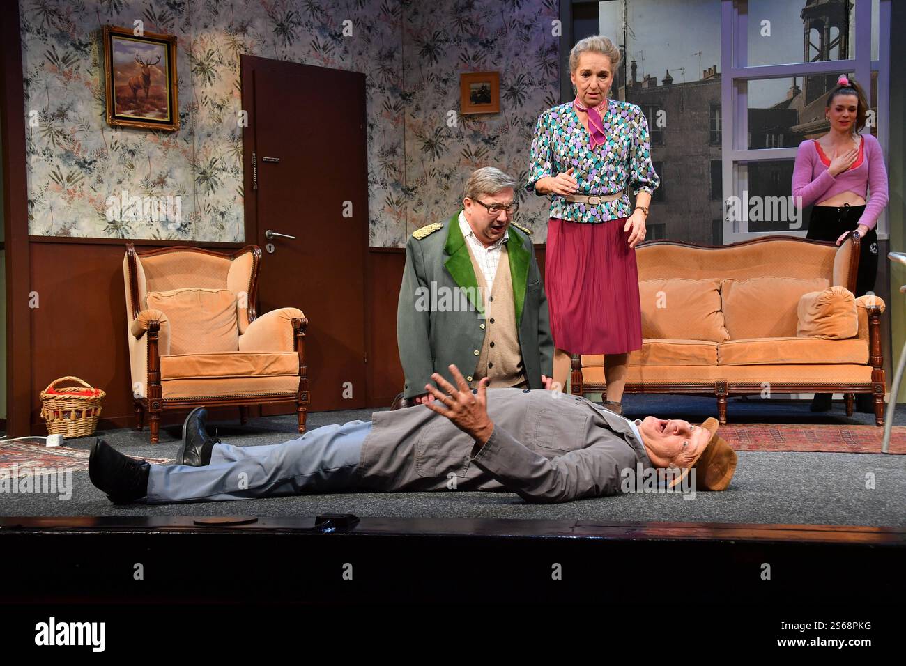 Tom Gerhardt, Stephan Bieker und Irene Schwarz / Fotoprobe ...