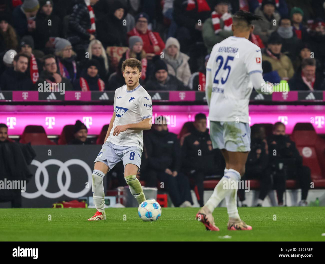 Dennis Geiger (TSG Hoffenheim, #08) mit Ball, GER, FC Bayern Muenchen ...