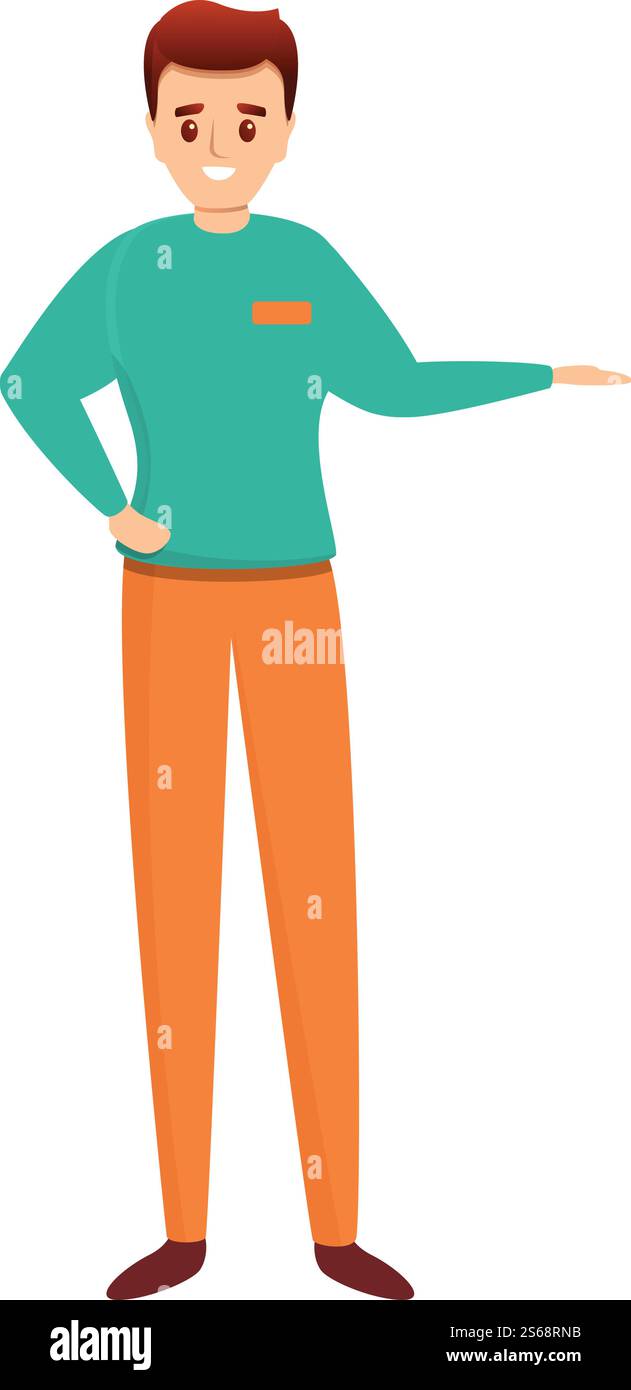 Store shop assistant icon. Cartoon of store shop assistant vector icon ...
