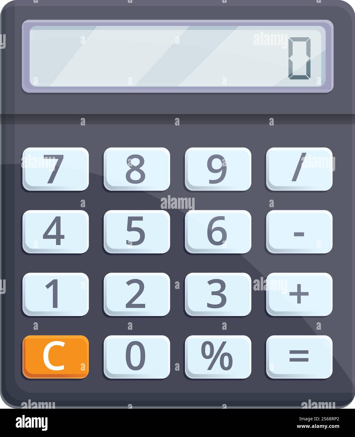 Data calculator icon. Cartoon of data calculator vector icon for web ...