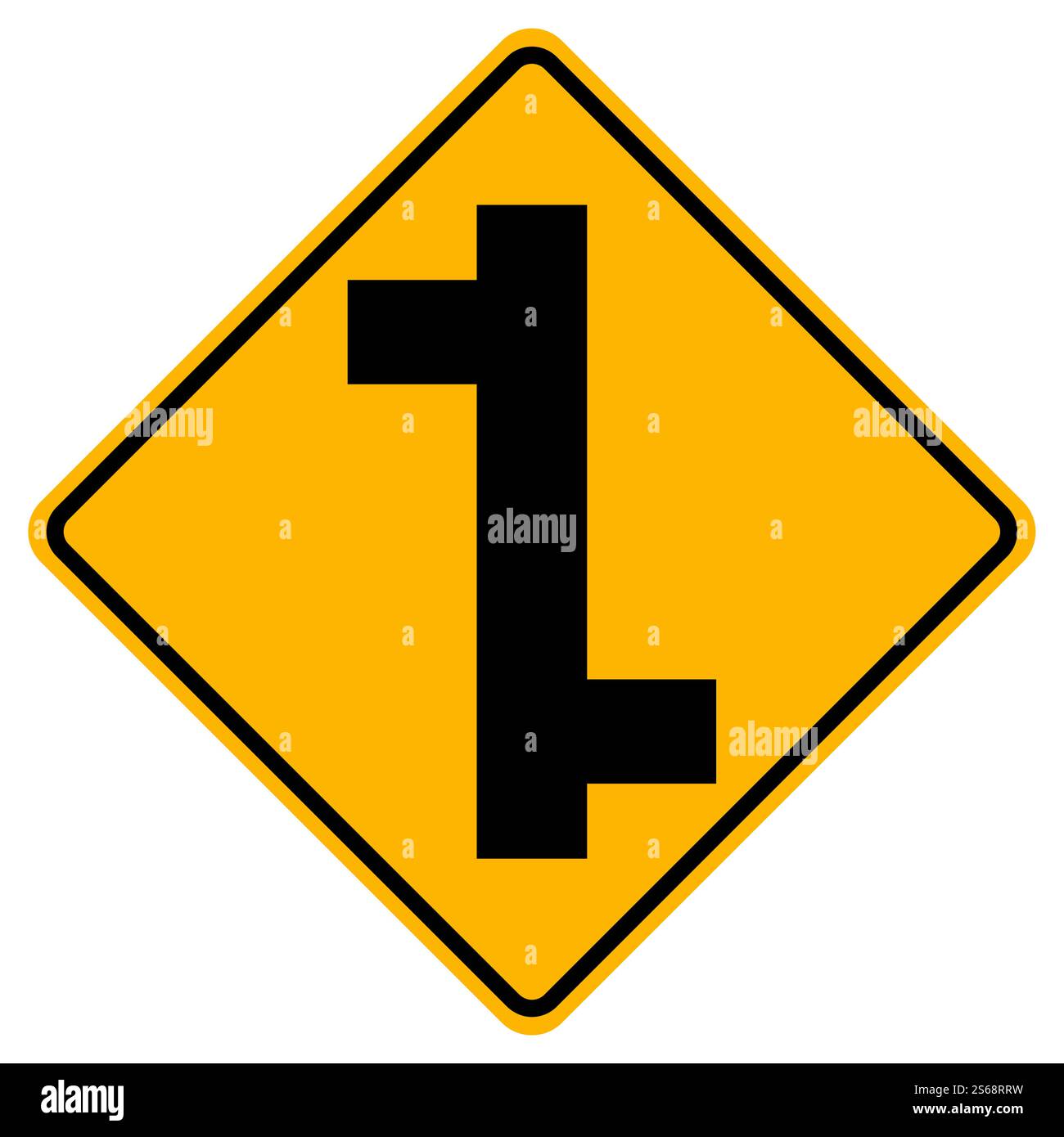 Winding Traffic Road Symbol Sign Isolate on White Background,Vector ...