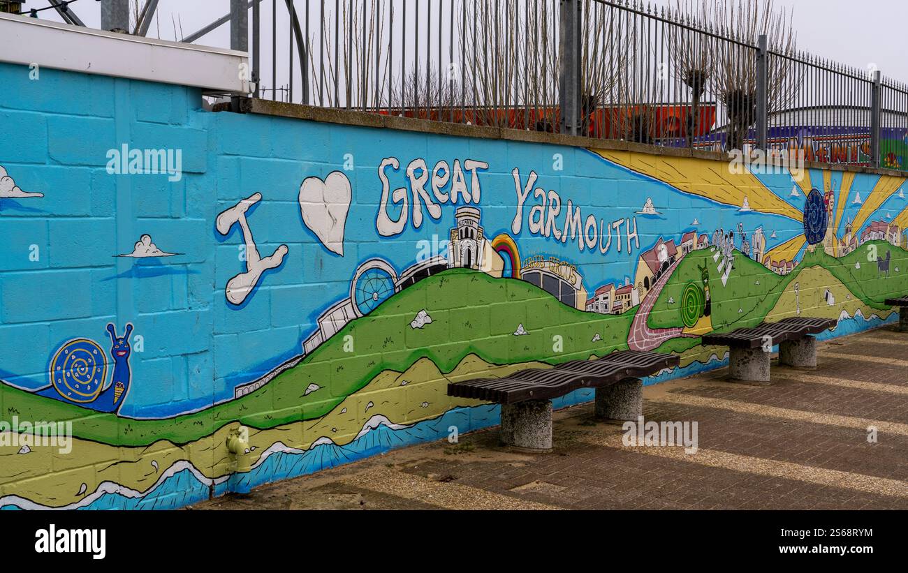 Promenade wall painting hi-res stock photography and images - Alamy