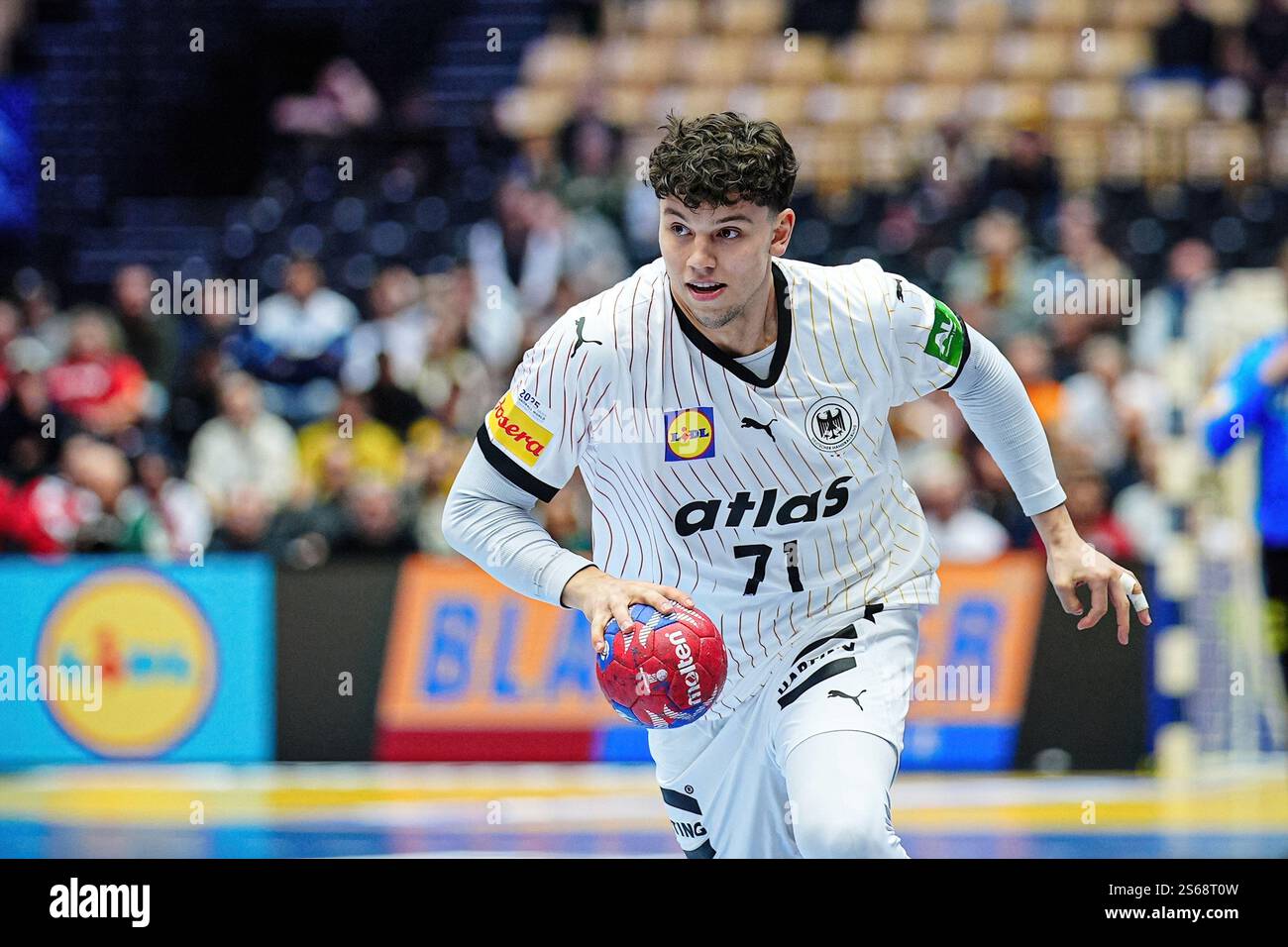 Marko Grgic (Deutschland, #71) DEN, Deutschland vs. Polen, Handball, IHF Weltmeisterschaft 2025 ...