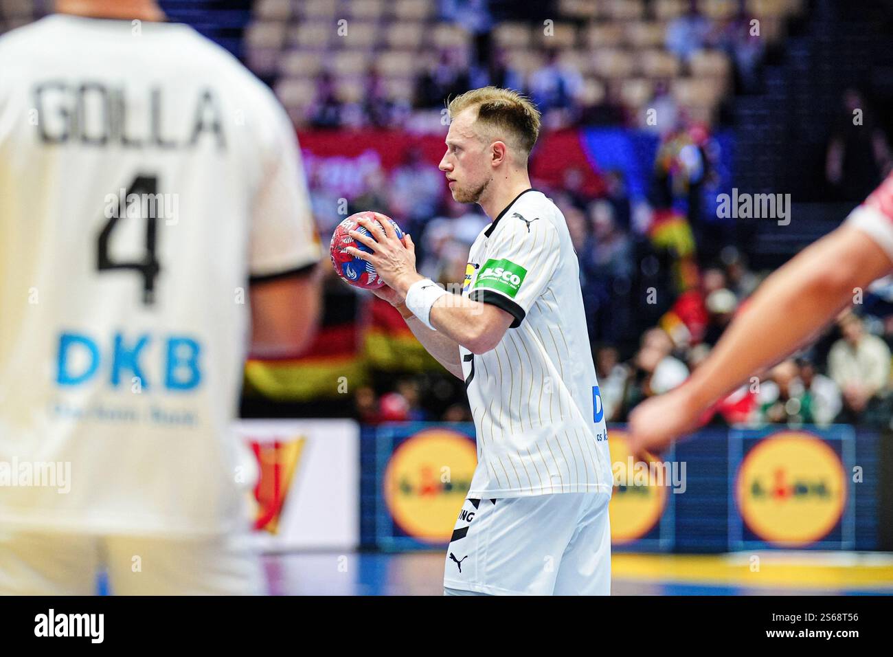 Luca Witzke (Deutschland, #07) DEN, Deutschland vs. Polen, Handball ...