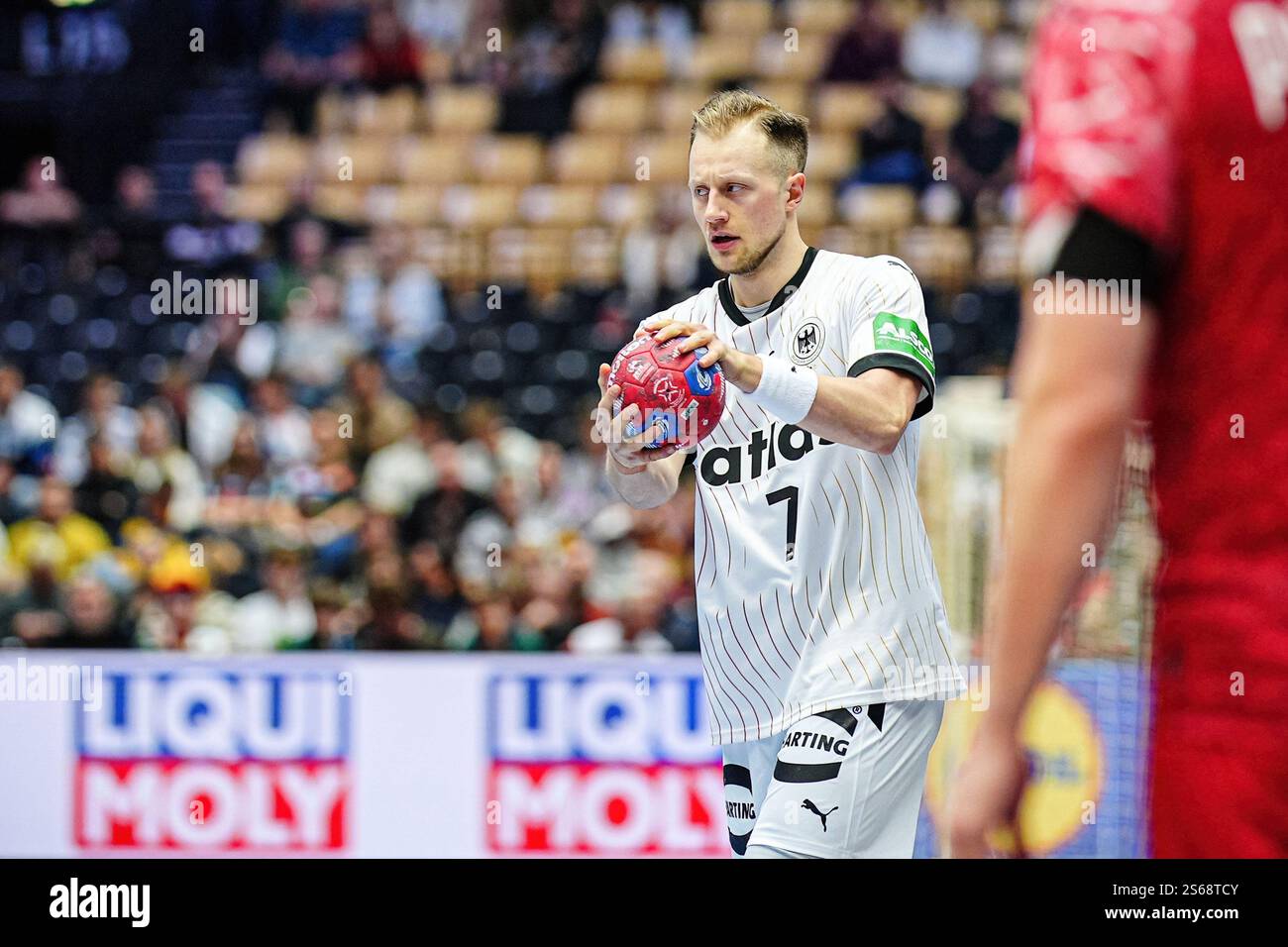 Luca Witzke (Deutschland, #07) DEN, Deutschland vs. Polen, Handball ...