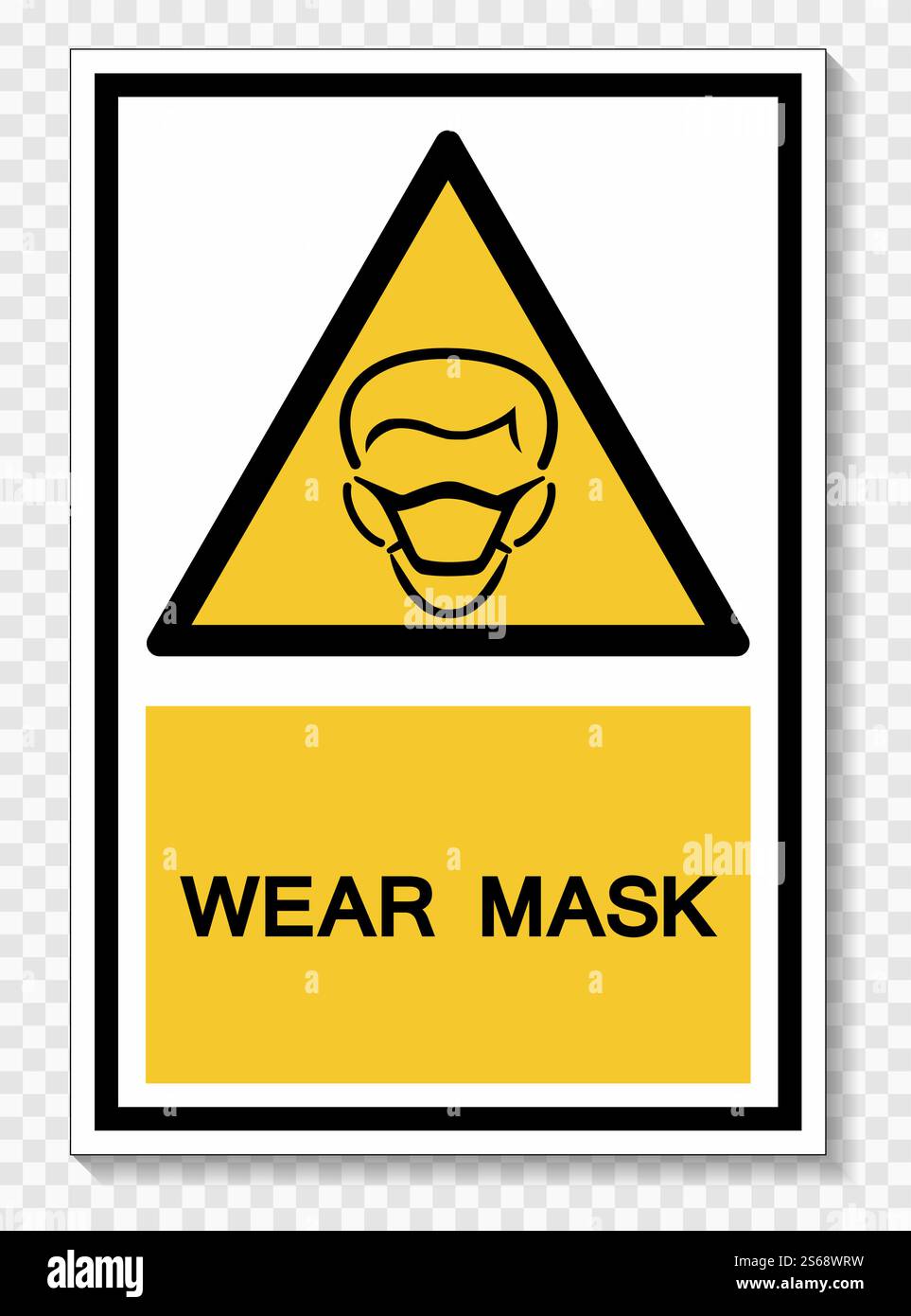 PPE Icon.Wear Mask Symbol Sign Isolate On White Background,Vector ...