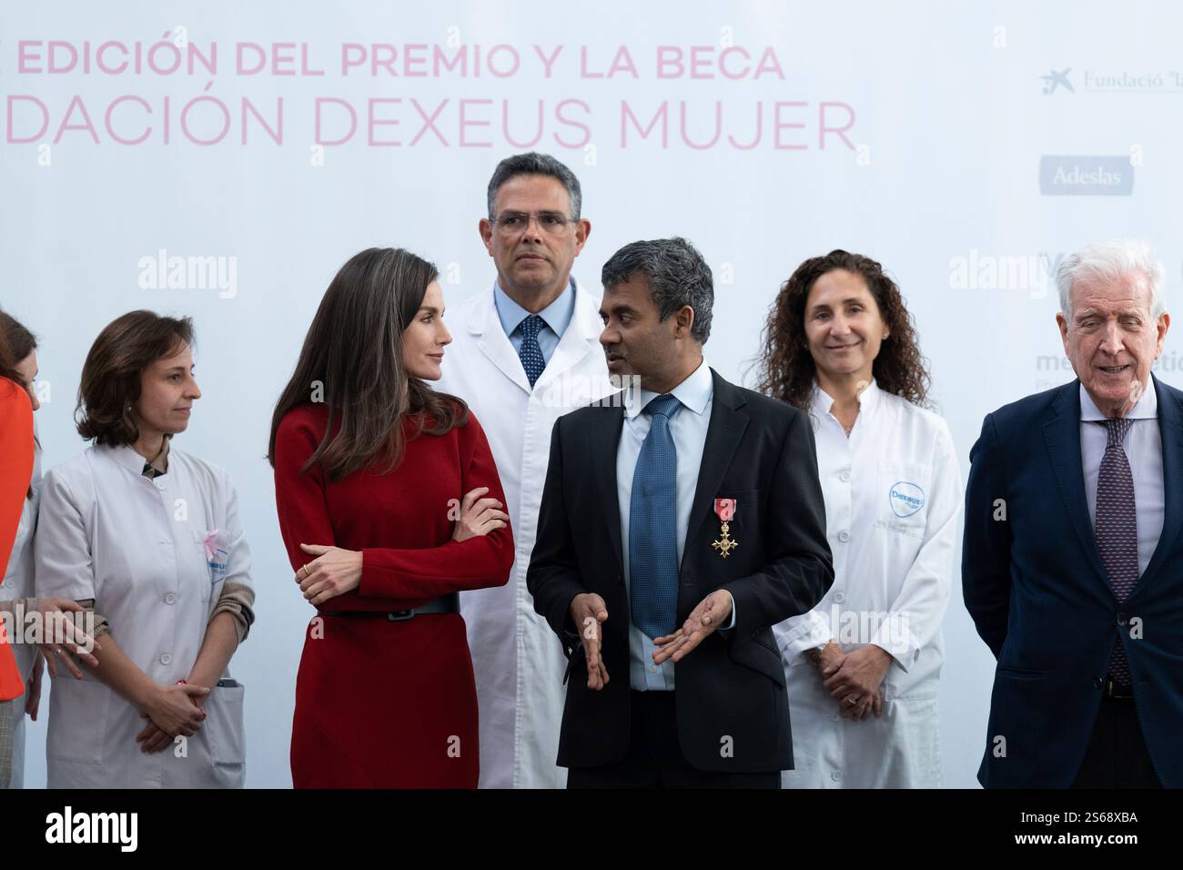 Family photo during the presentation of the XIX Dexeus Women's Awards ...