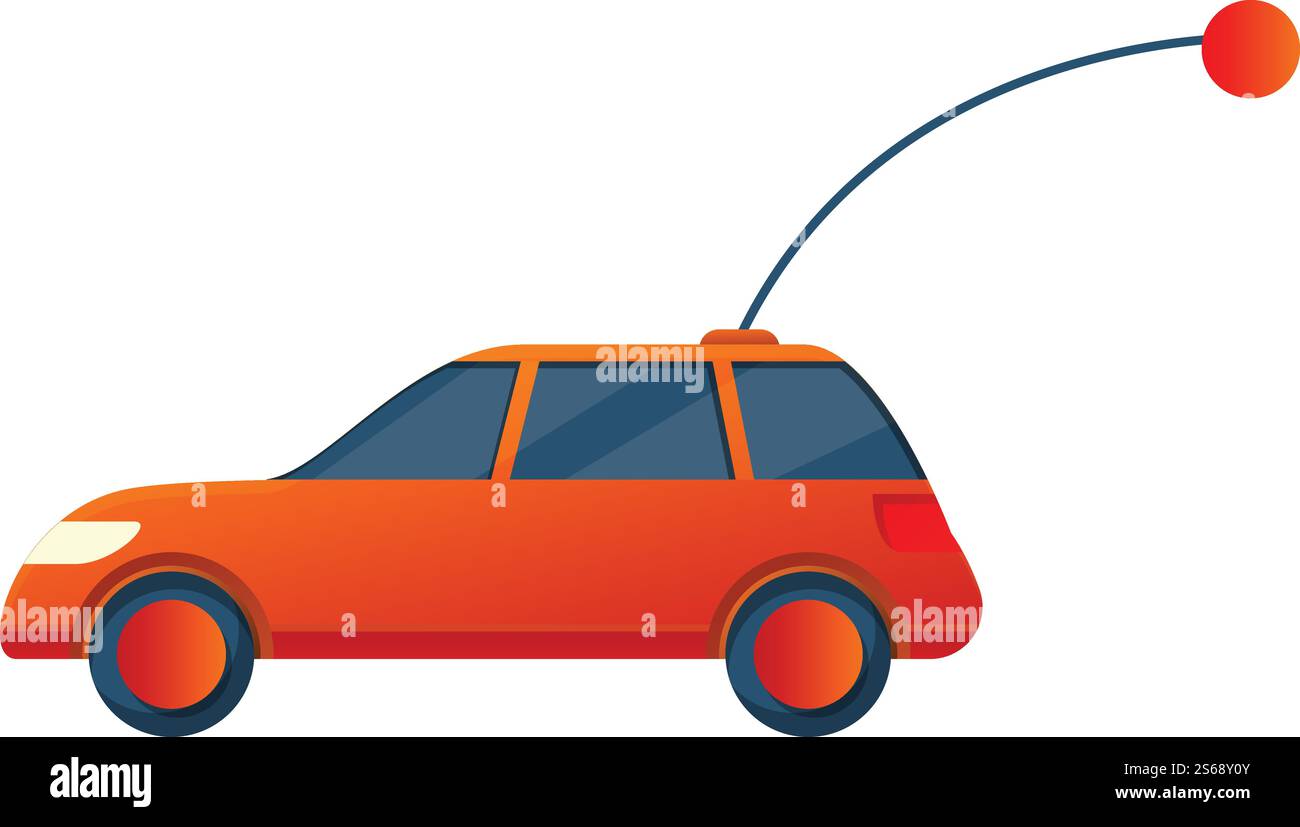 Kid car remote control icon. Cartoon of kid car remote control vector ...