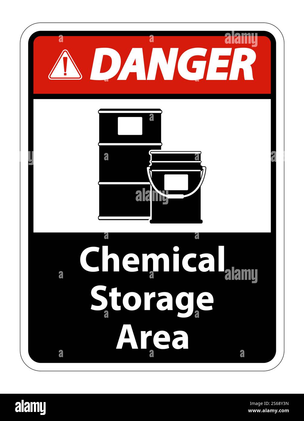 Danger Chemical Storage Symbol Sign Isolate on transparent Background,Vector Illustration Stock ...