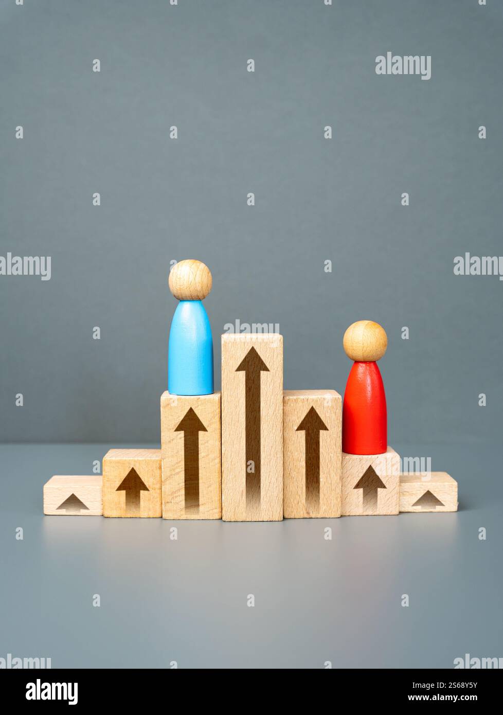 Leadership rivalry between two hi-res stock photography and images - Alamy