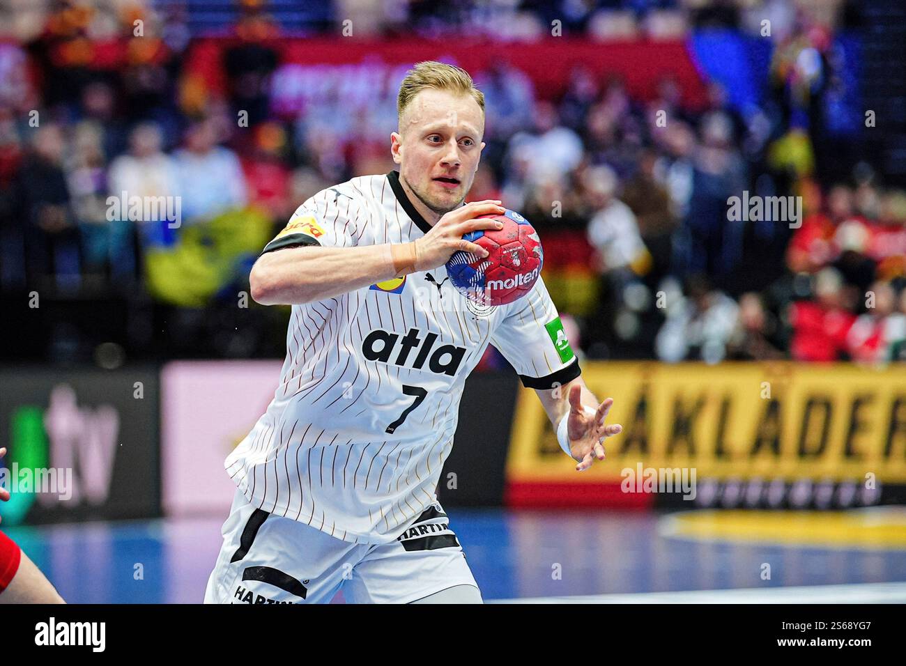 Luca Witzke (Deutschland, #07) DEN, Deutschland vs. Polen, Handball ...