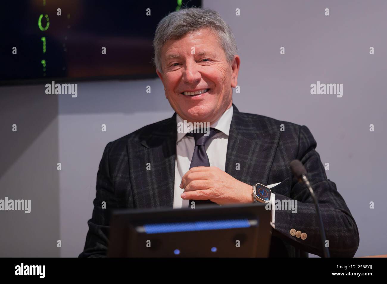 Milan, Italy. 16th Jan, 2025. Ezio Simonelli during Presentation of the ...