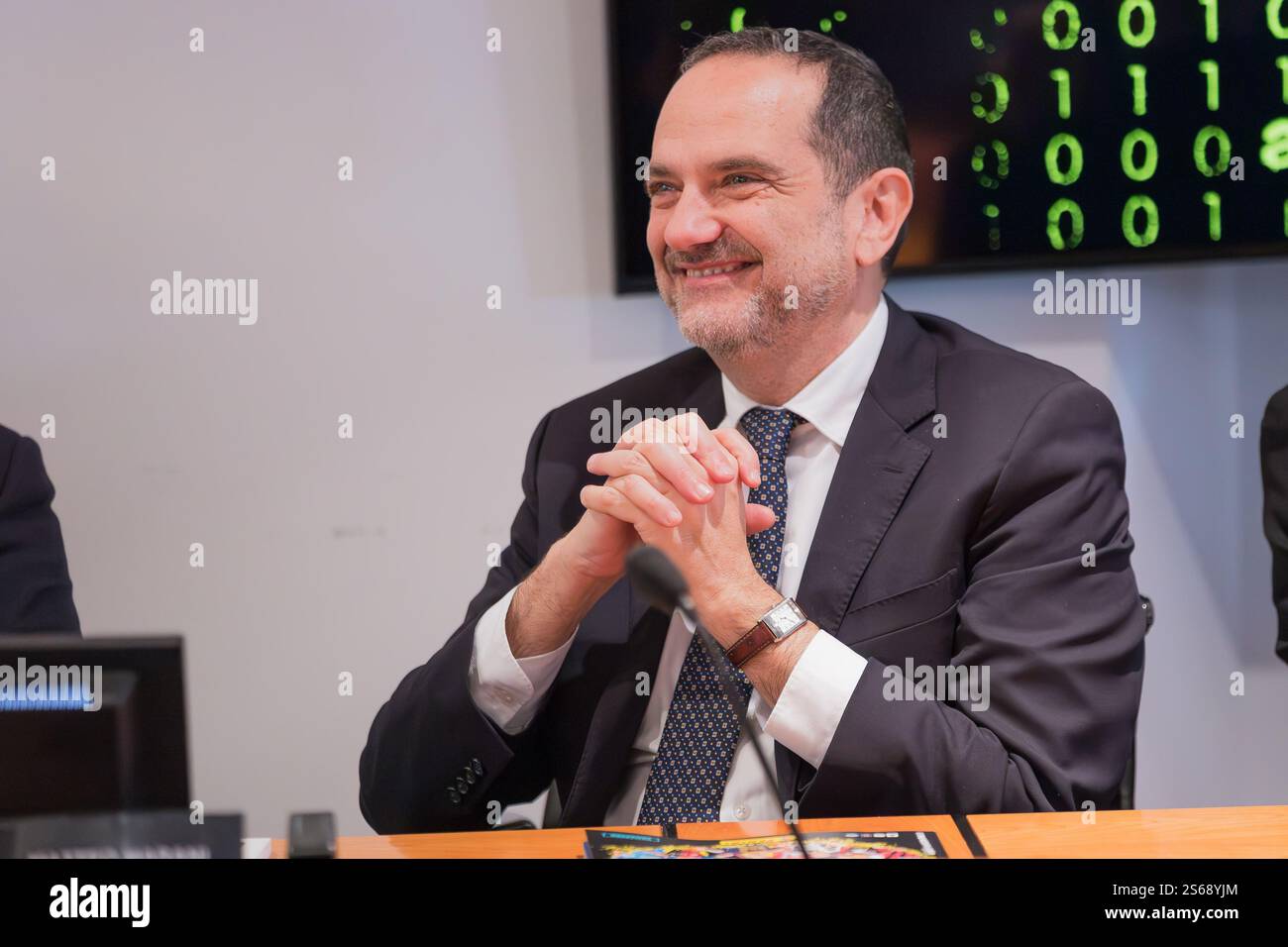 Milan, Italy. 16th Jan, 2025. Matteo Marani during Presentation of the ...