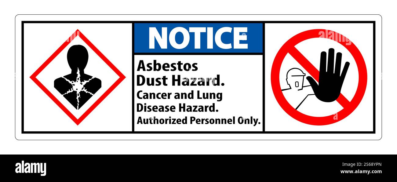 Notice Label Disease Hazard, Authorized Personnel Only Isolate on ...