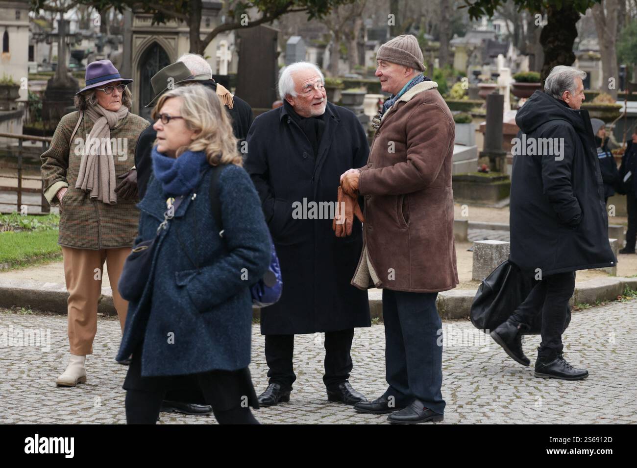 Paris, France. 16th Jan, 2025. Dominique Strauss-Kahn during the ...