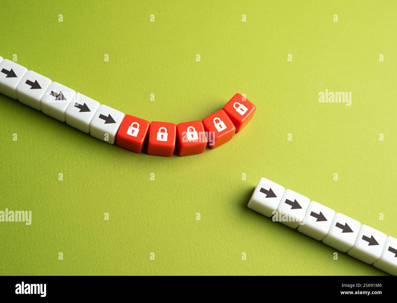 The further path is blocked. Correct the deviation from the course and ...