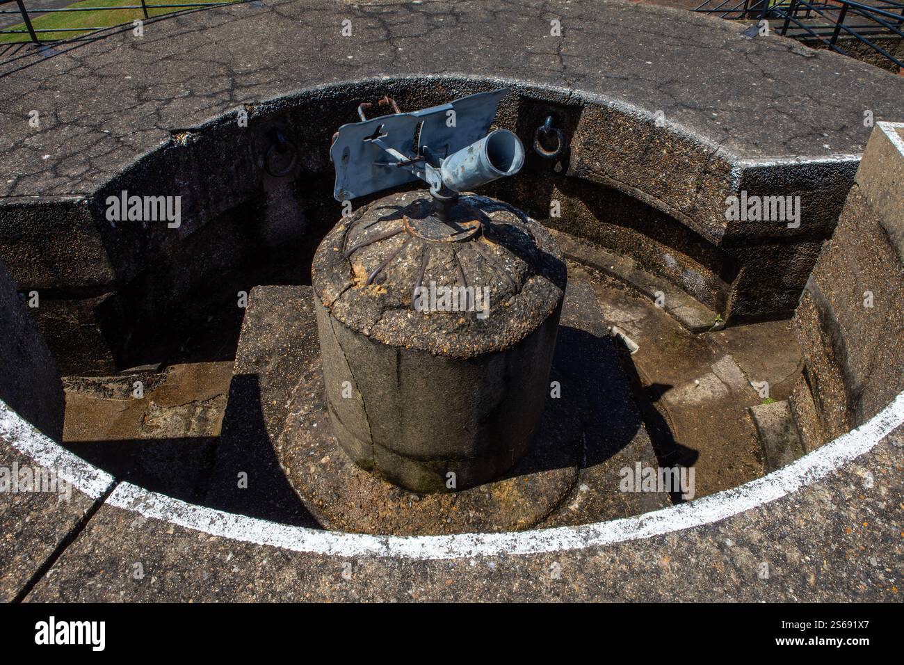 Essex, UK - July 7th 2024: A Blacker Bombard Mortar, at the historic ...
