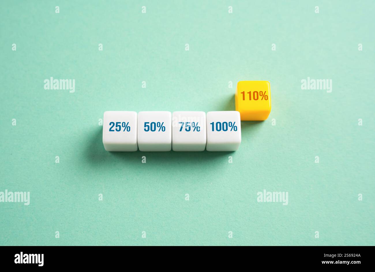 Increase efficiency up to 110 percent. The concept of success and ...