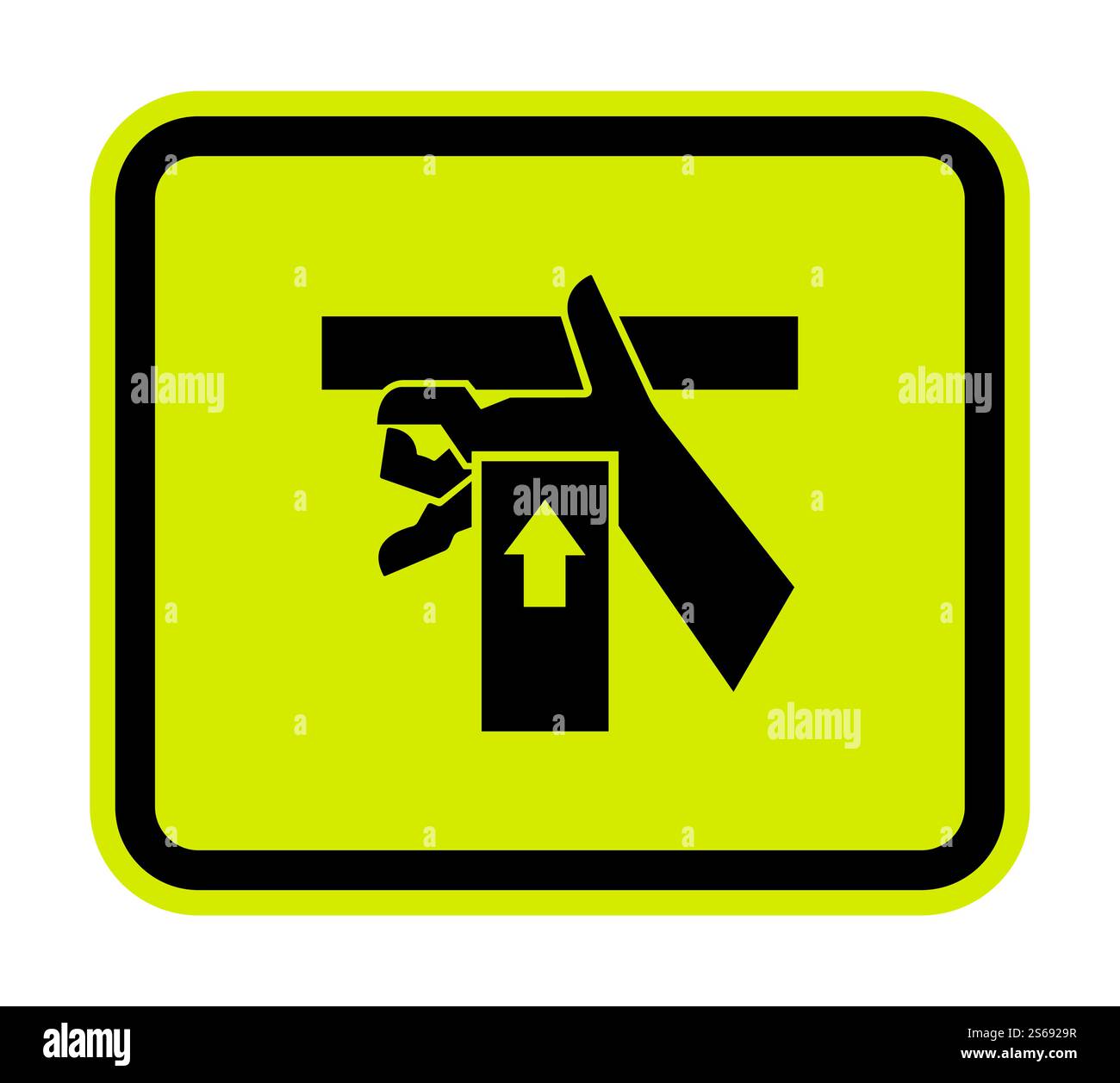 Hand Crush Force From Below Symbol Sign, Vector Illustration, Isolate ...