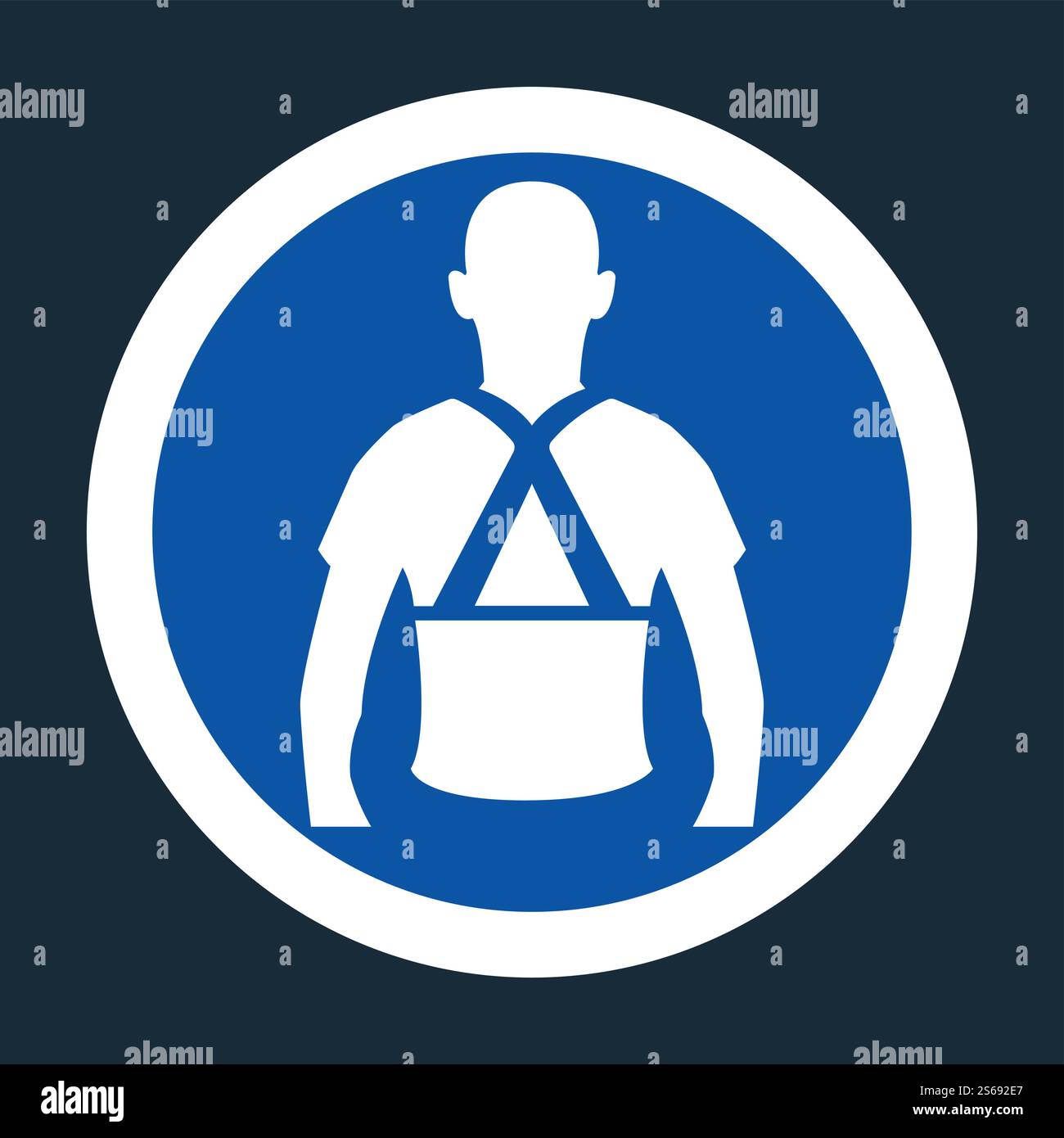 Wear Back Support Symbol Sign On black Background,Vector llustration ...