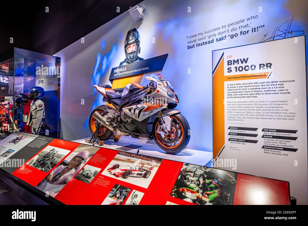 Erin sills motorcycle hi-res stock photography and images - Alamy